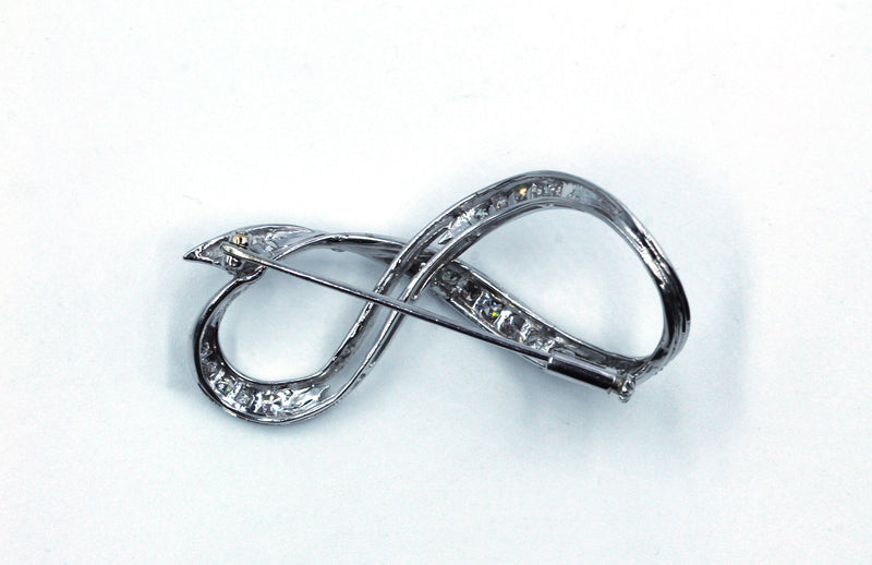 Vintage Diamond Infinity Pin, SOLD – Deleuse Fine Jewelry
